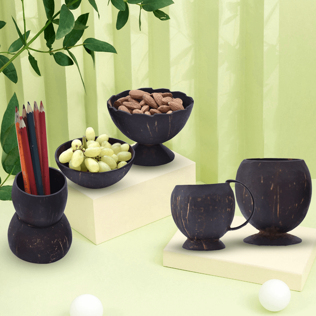 Buy eco friendly coconut shell products, natural yoga mat at beetroots